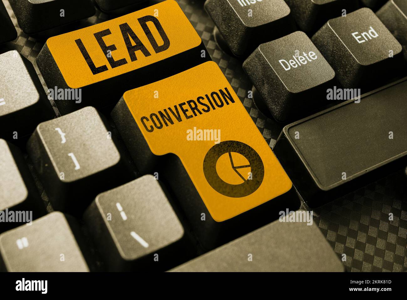 Writing displaying text Lead Conversion, Concept meaning Process of ...