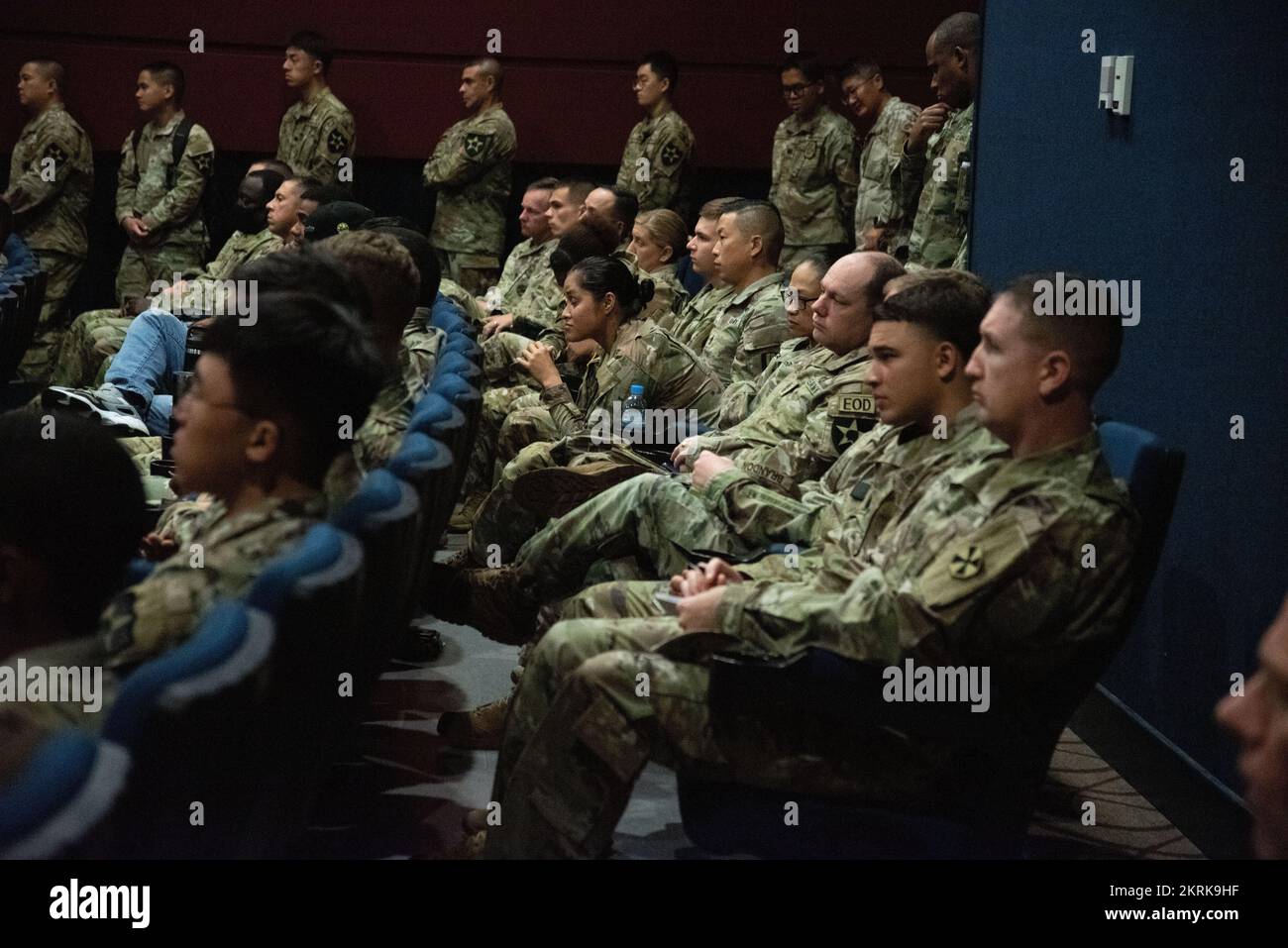 Sergeant Major of the Army Michael A. Grinston speaks to Soldiers and ...