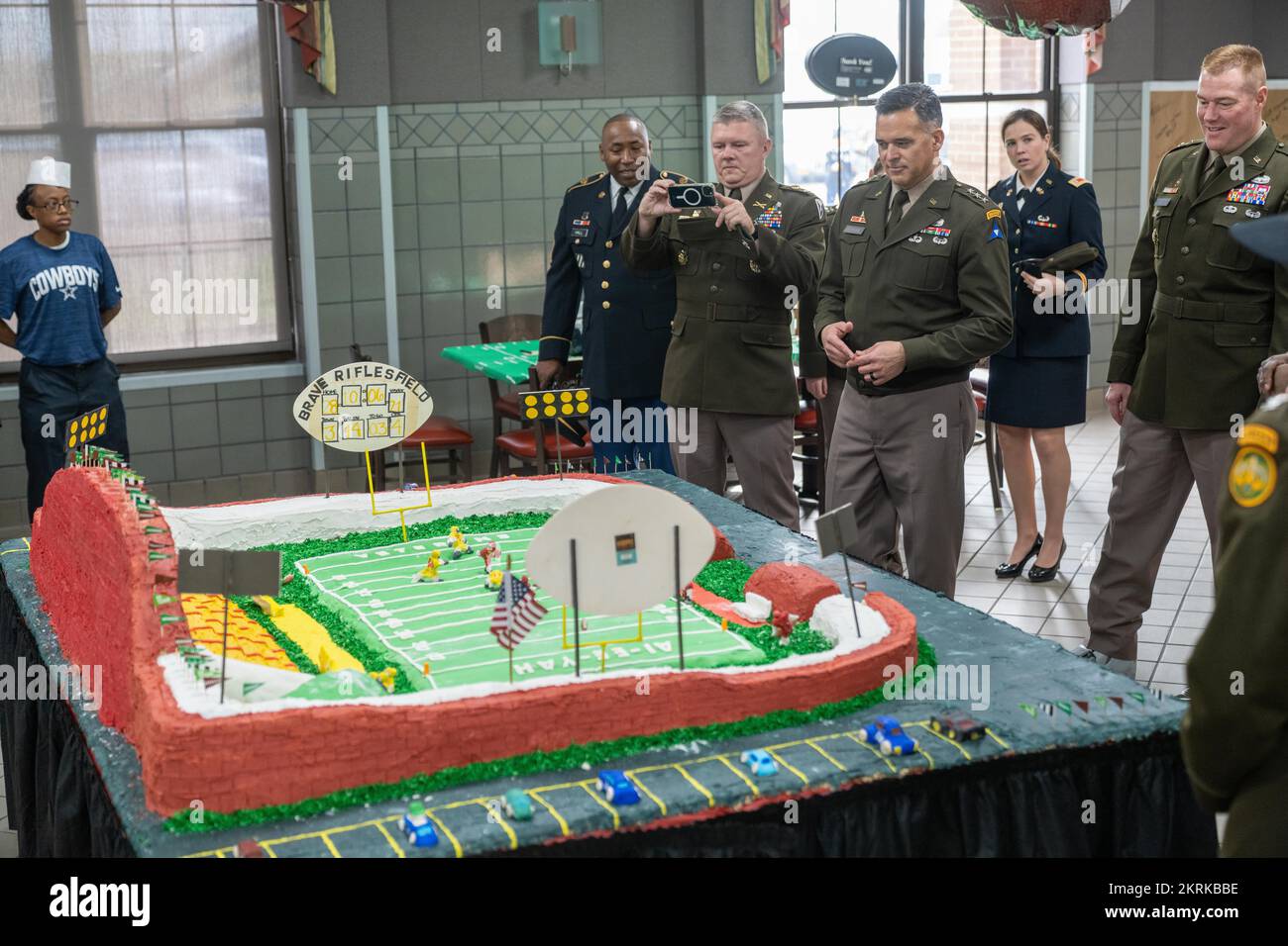 U.S. Army Lt. Gen. Sean Bernabe, the III Armored Corps Commander ...