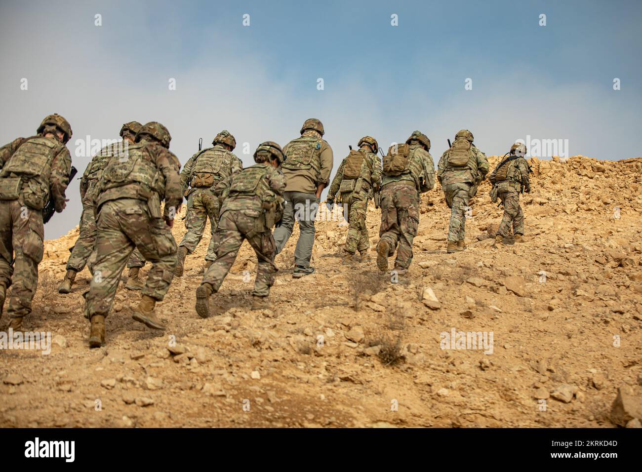 U.S. Army Soilders assigned to Charlie Company, 2nd Battalion, 22nd ...