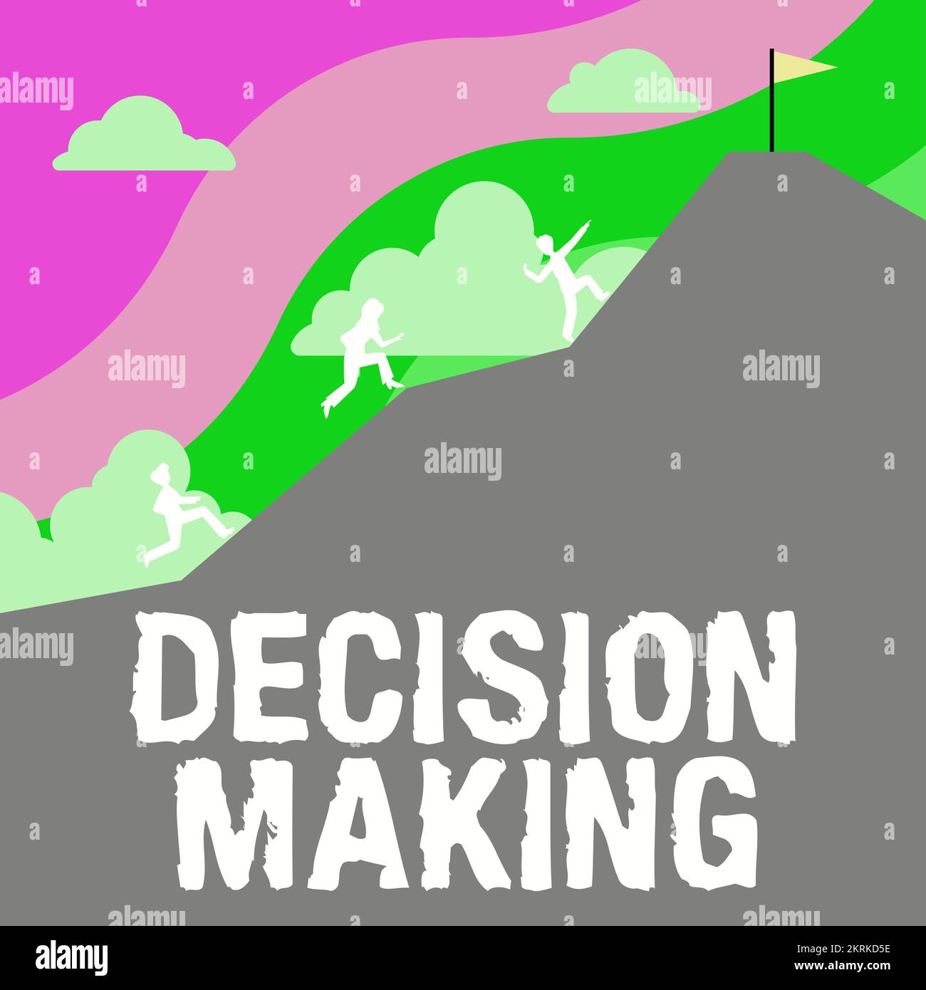 Hand writing sign Decision Making, Business concept process of making ...