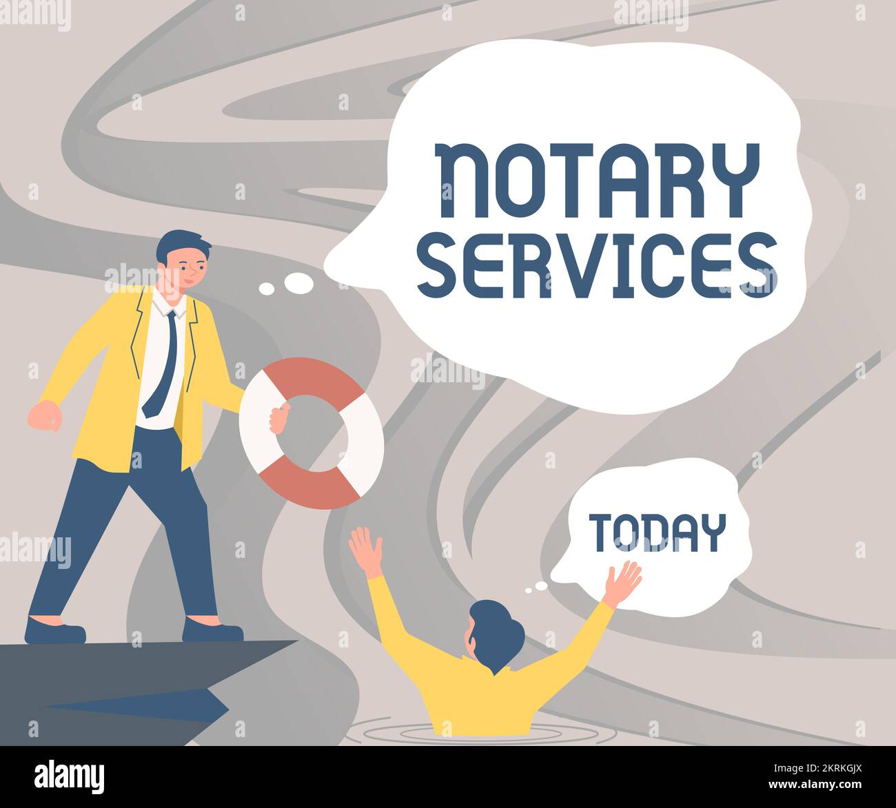 Writing displaying text Notary Services, Word Written on services ...