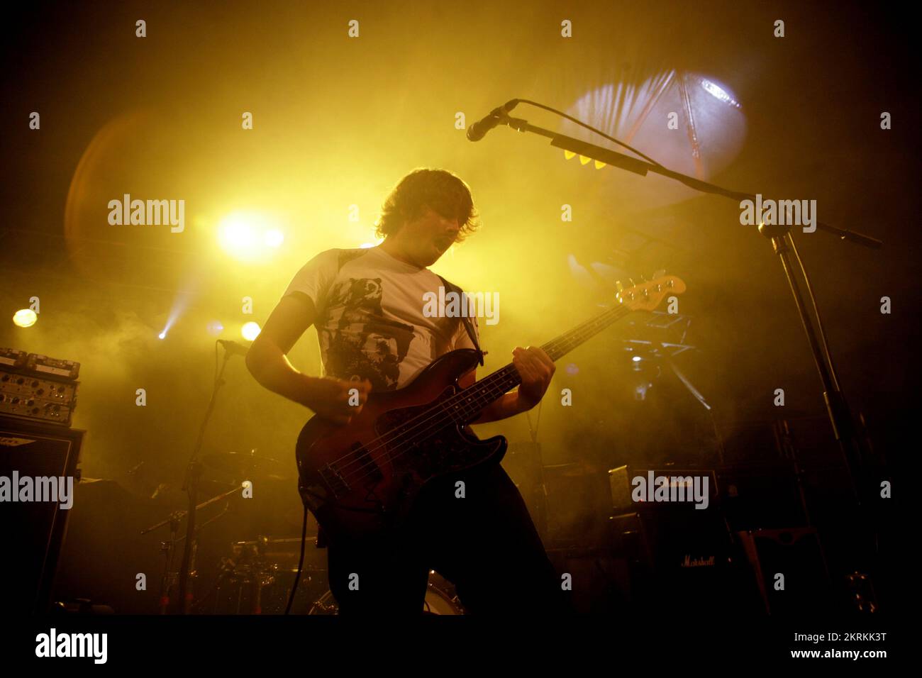 ROBIN HAWKINS, THE AUTOMATIC, 2007: Robin Hawkins, lead singer and bass ...