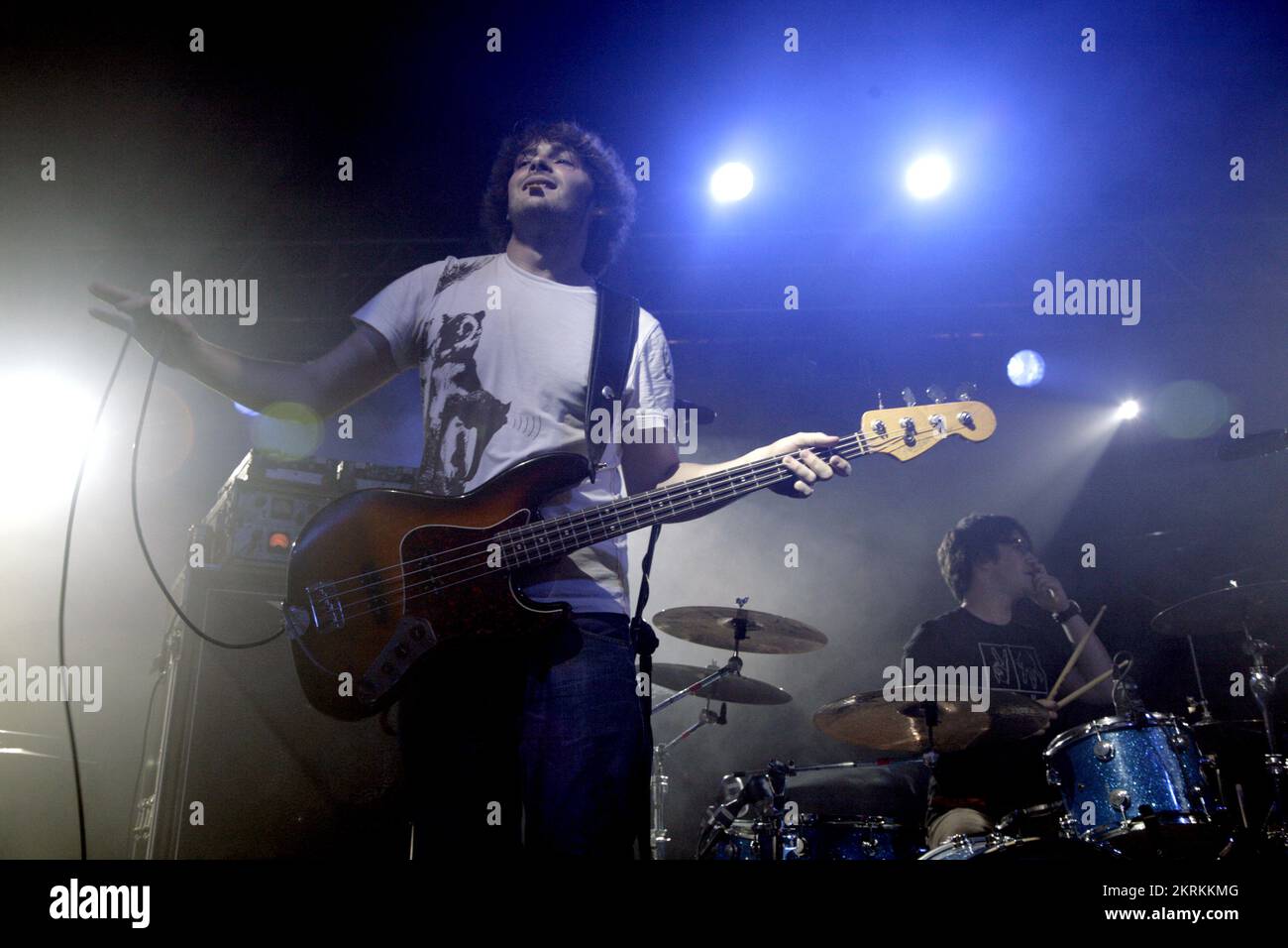 ROBIN HAWKINS, THE AUTOMATIC, 2007: Robin Hawkins, lead singer and bass ...