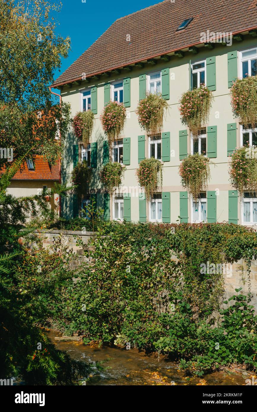 Old national German town house in Bietigheim-Bissingen, Baden ...