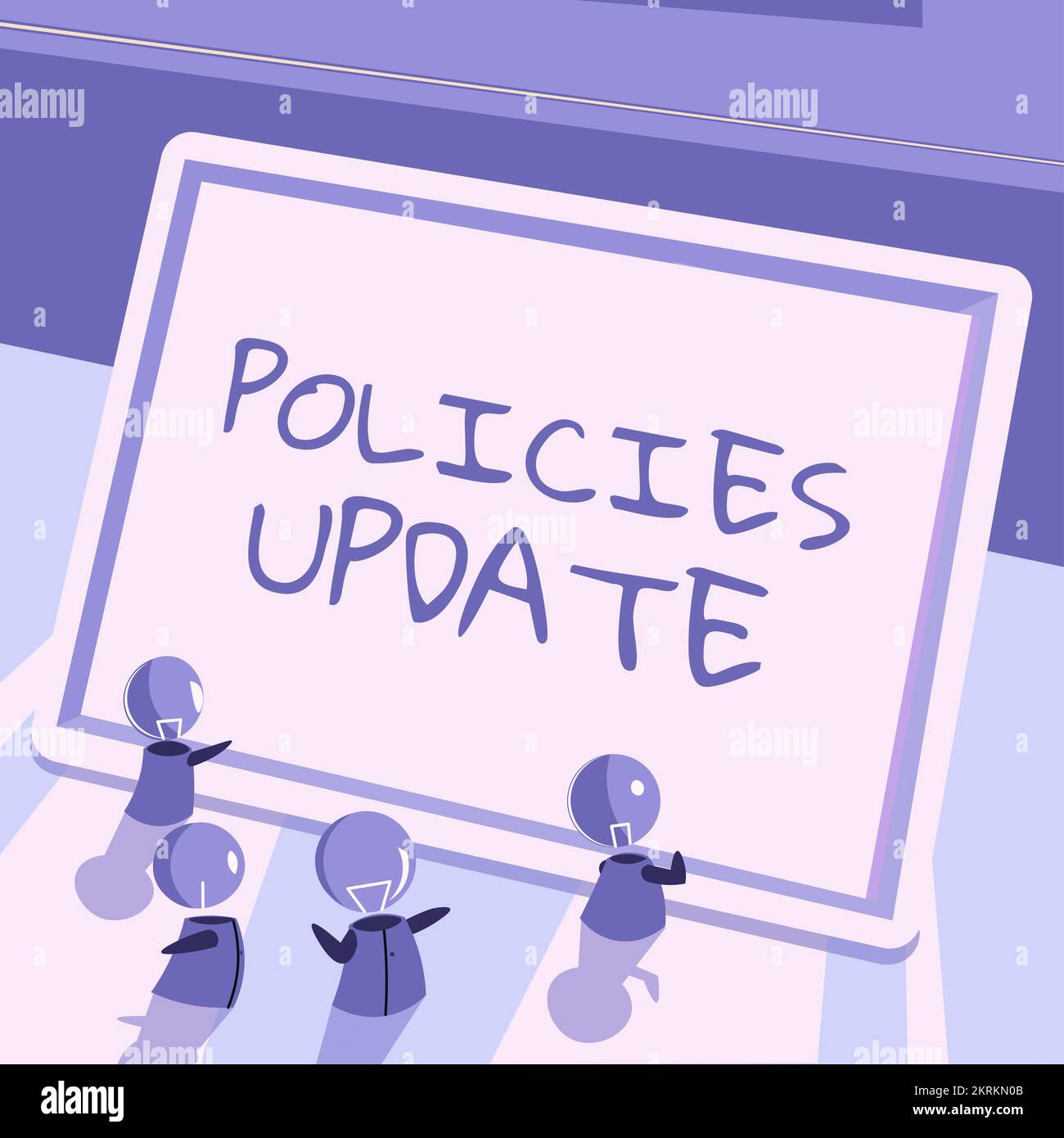 Text Caption Presenting Policies Update Internet Concept Act Of Adding