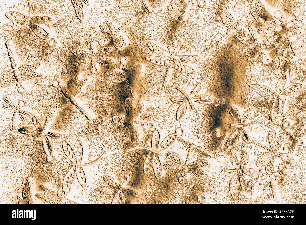 Fine artwork on a elemental wave of insect charms and infinite ...