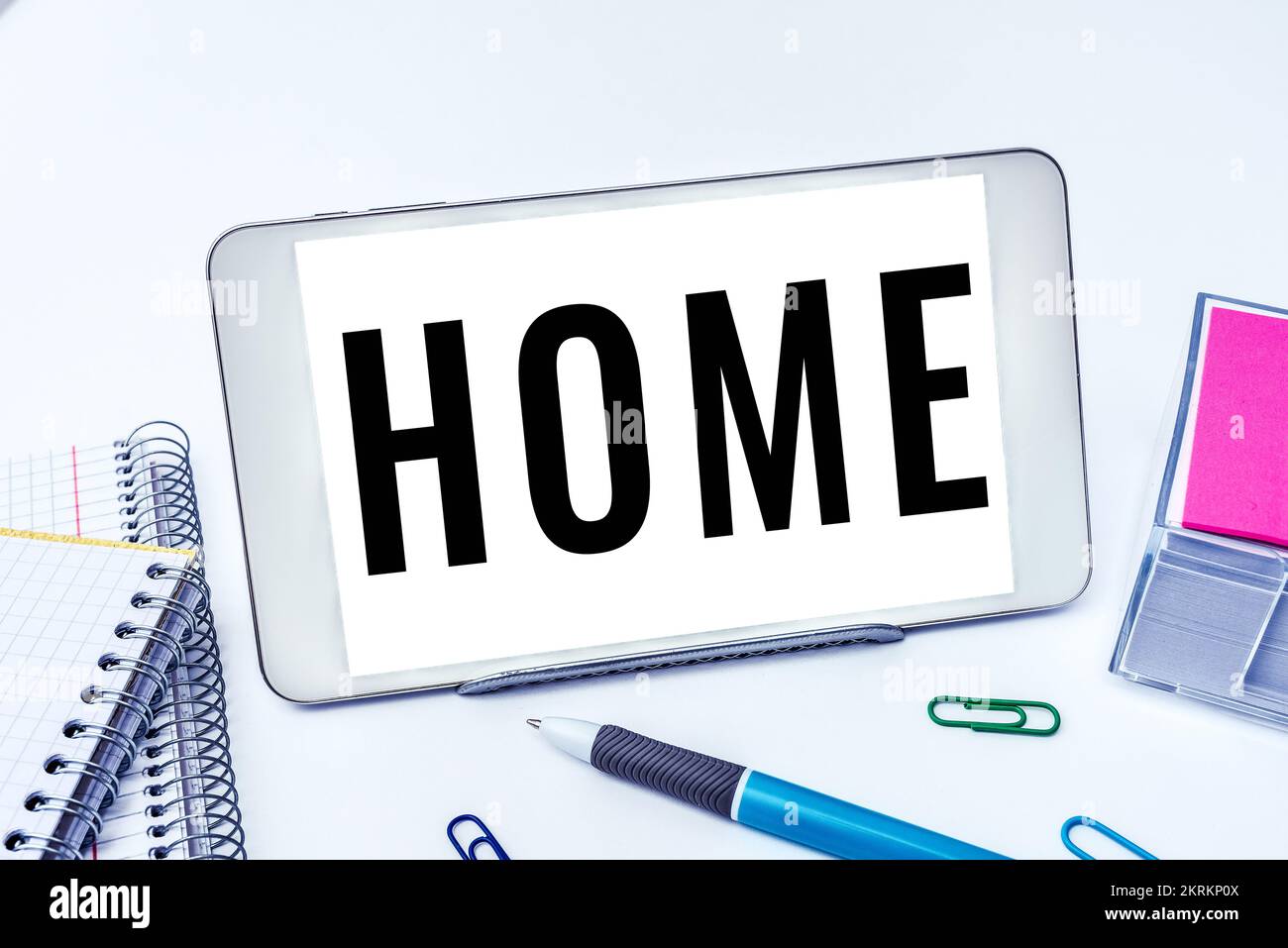 Conceptual caption Home, Word Written on place where one lives ...