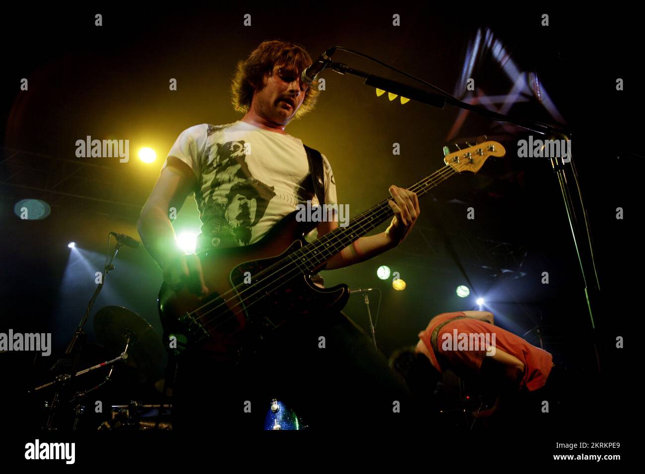 ROBIN HAWKINS, THE AUTOMATIC, 2007: Robin Hawkins, lead singer and bass ...