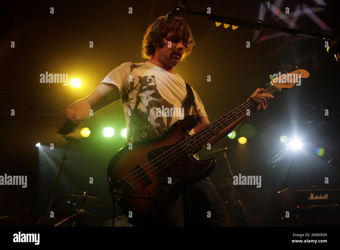 ROBIN HAWKINS, THE AUTOMATIC, 2007: Robin Hawkins, lead singer and bass ...