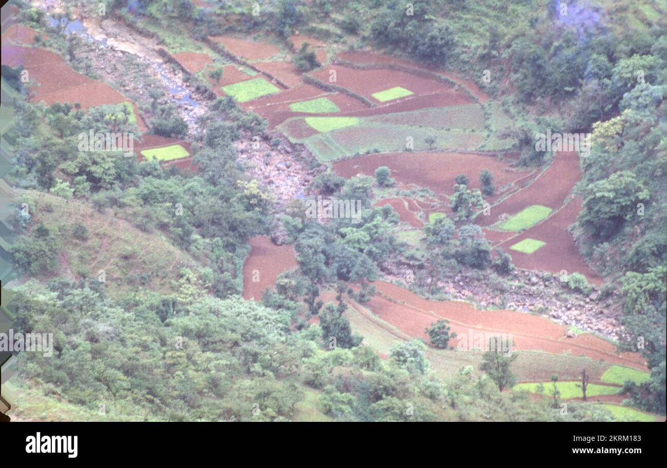 Arial view of step farming hi-res stock photography and images - Alamy
