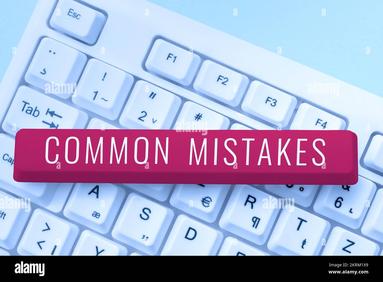 Conceptual caption Common Mistakes, Conceptual photo actions that are ...