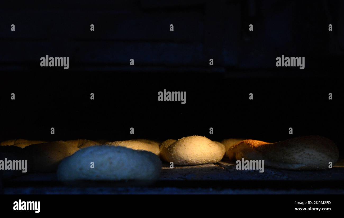 A traditional fire oven bakery specializing in Ka’ek Al-Quds - Sesame ...