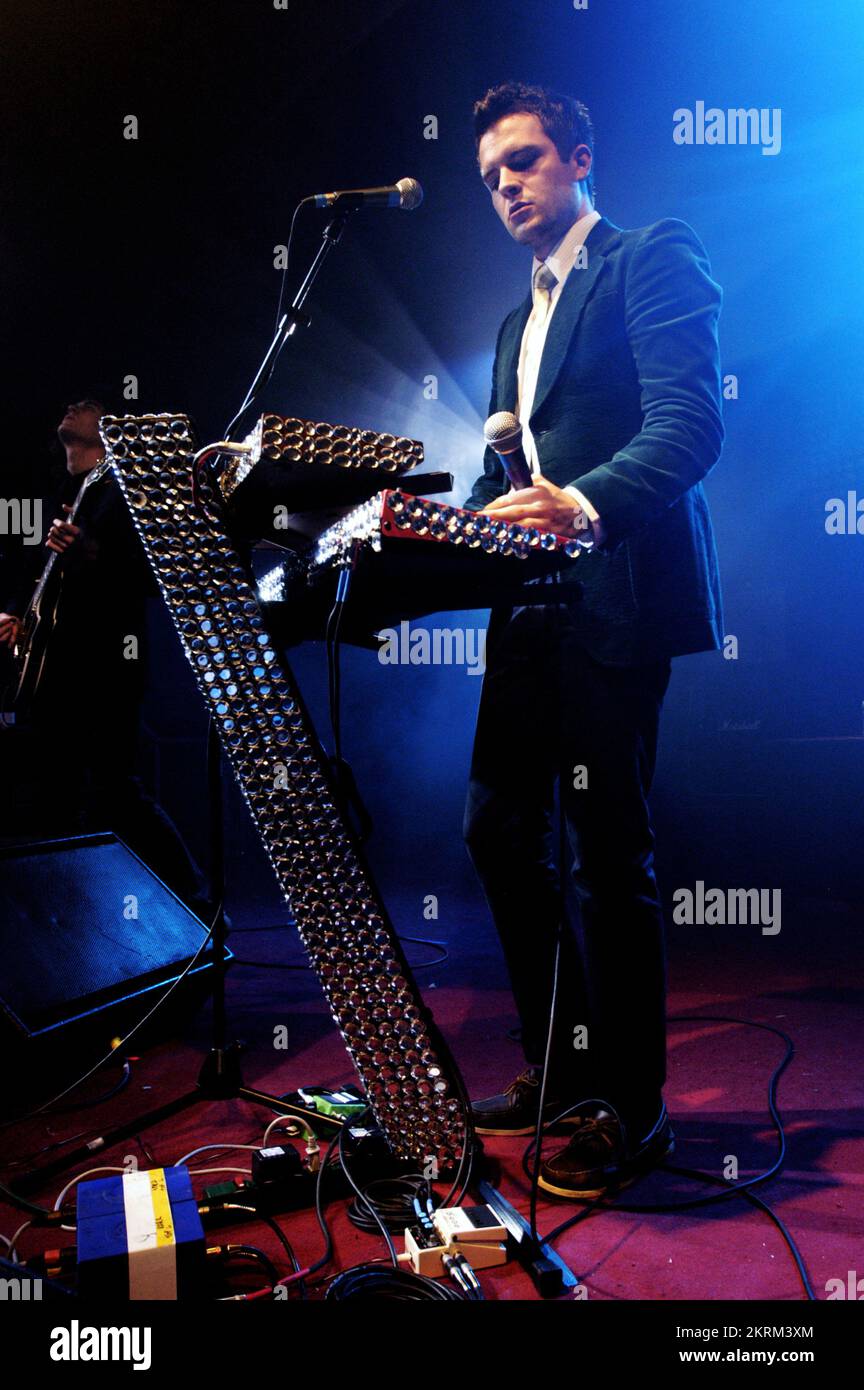 THE KILLERS, YOUNG, BRANDON FLOWERS, HOT FUSS TOUR, 2005: A young ...