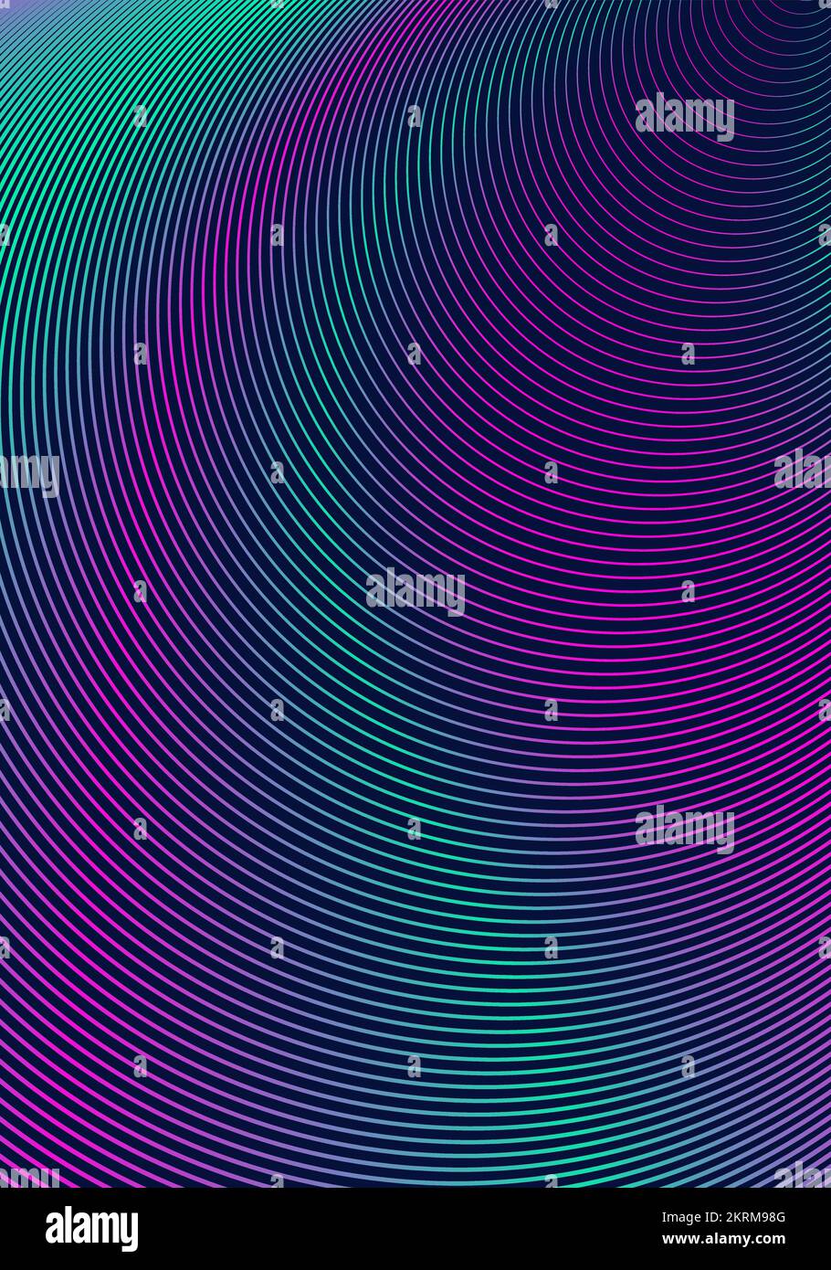 Minimal cover design template. Modern brochure layout. Neon vibrant ...