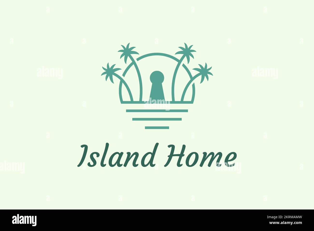 Keyhole beach Stock Vector Images - Alamy