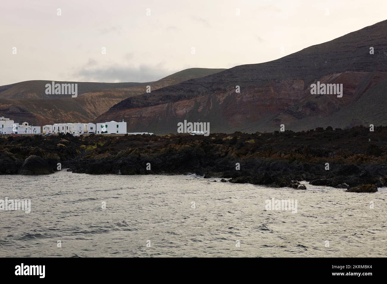 Scenic landscape of Cesar Manrique Foundation located between majestic ...