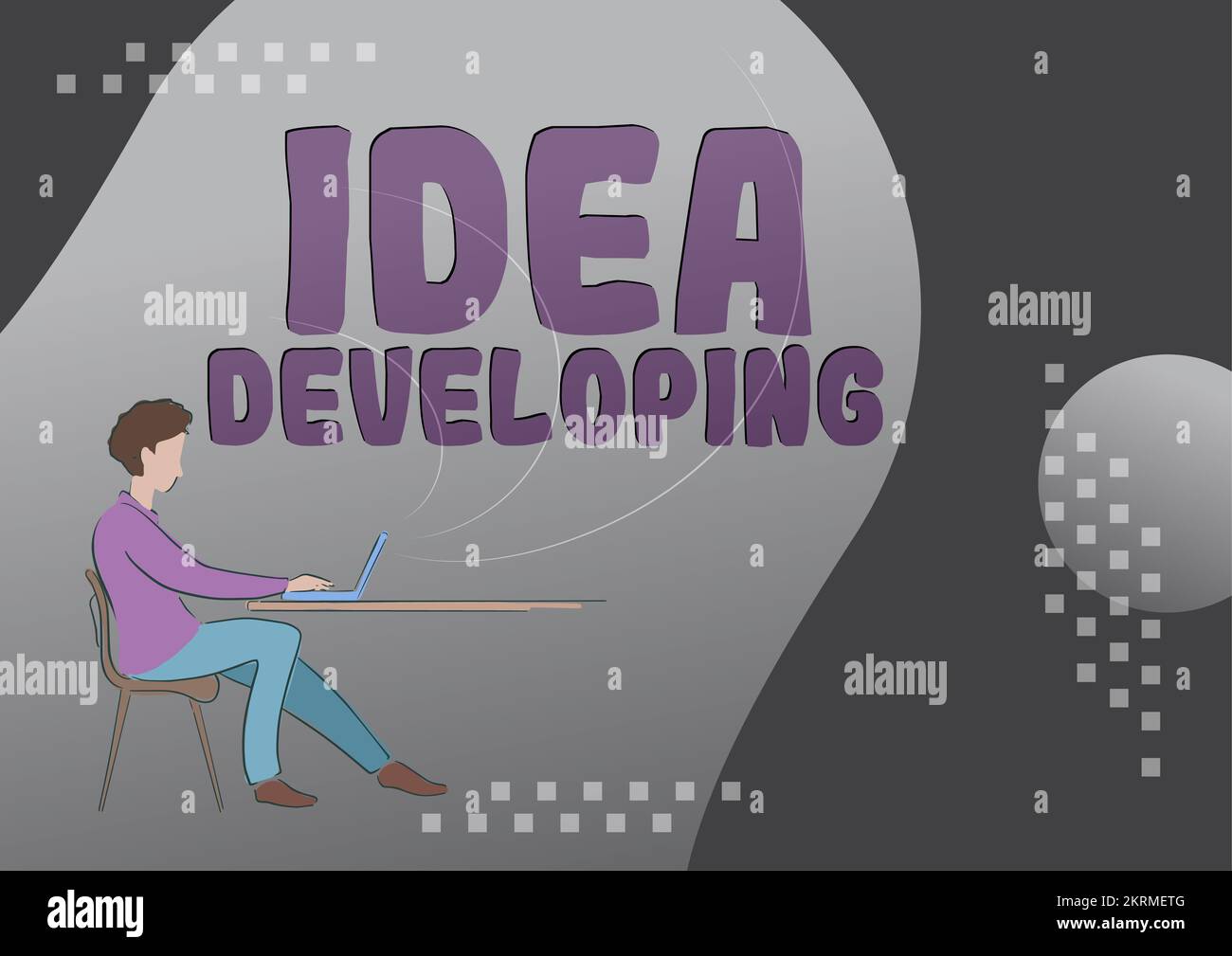 Inspiration showing sign Idea Developing, Business idea innovating the ...