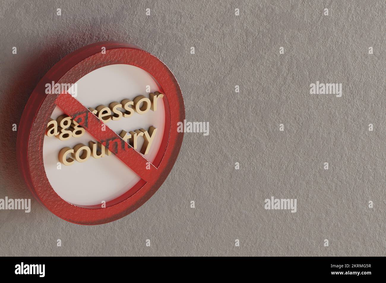 Beautiful abstract illustration aggression country Forbidden ...