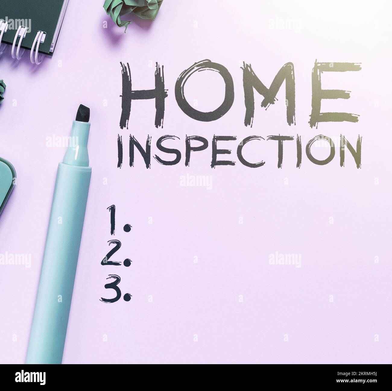 Text sign showing Home Inspection, Business showcase noninvasive ...