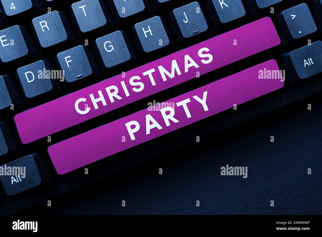 Text sign showing Christmas Party, Concept meaning annual festival ...