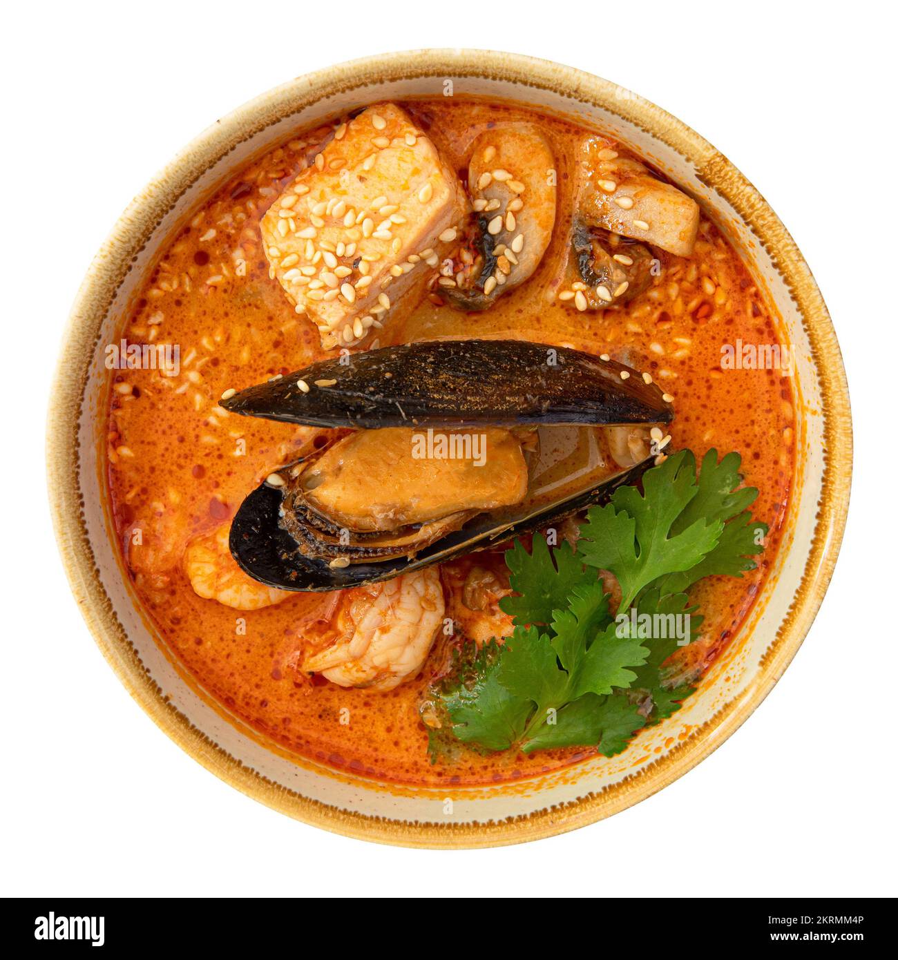 Tom yam seafood soup Stock Photo - Alamy
