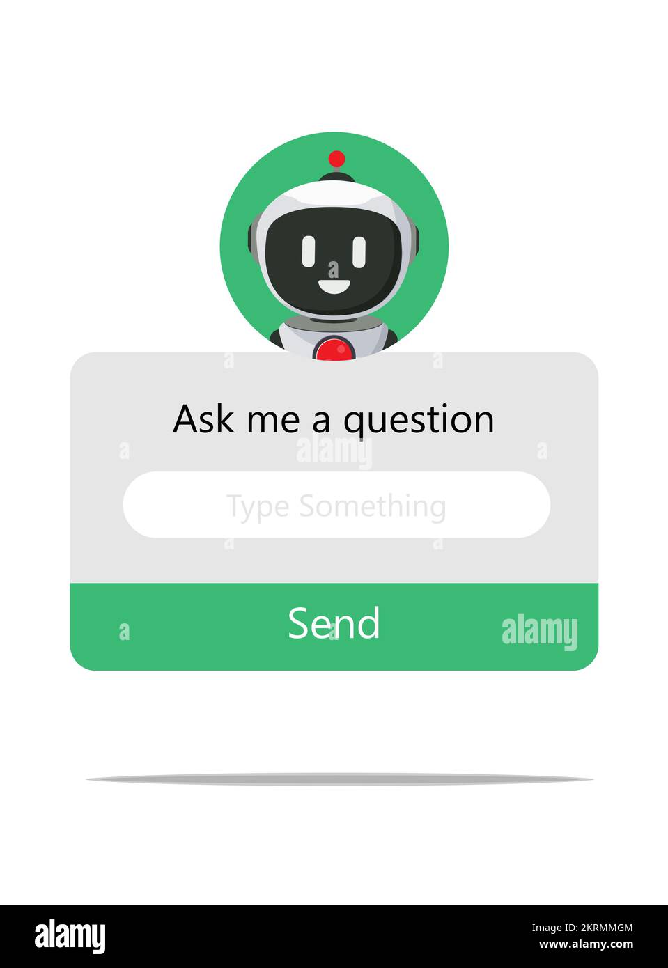 Robot character vector design. Artificial intelligence search engine ...