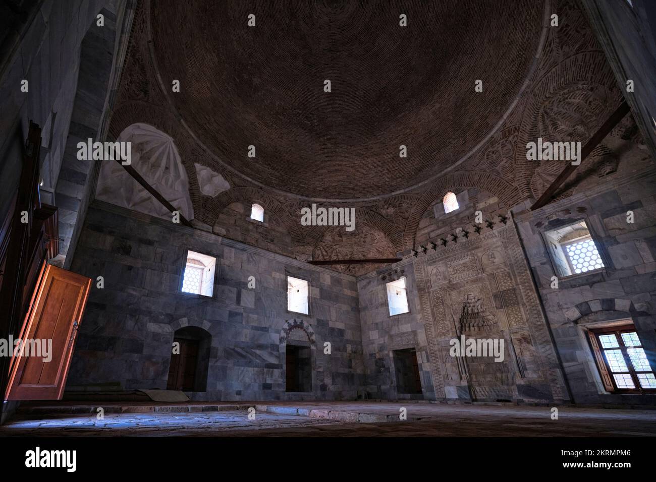 Milet, Aydın, Turkey, Sep. 2021: Ilyas Bey Mosque is historical Islamic ...