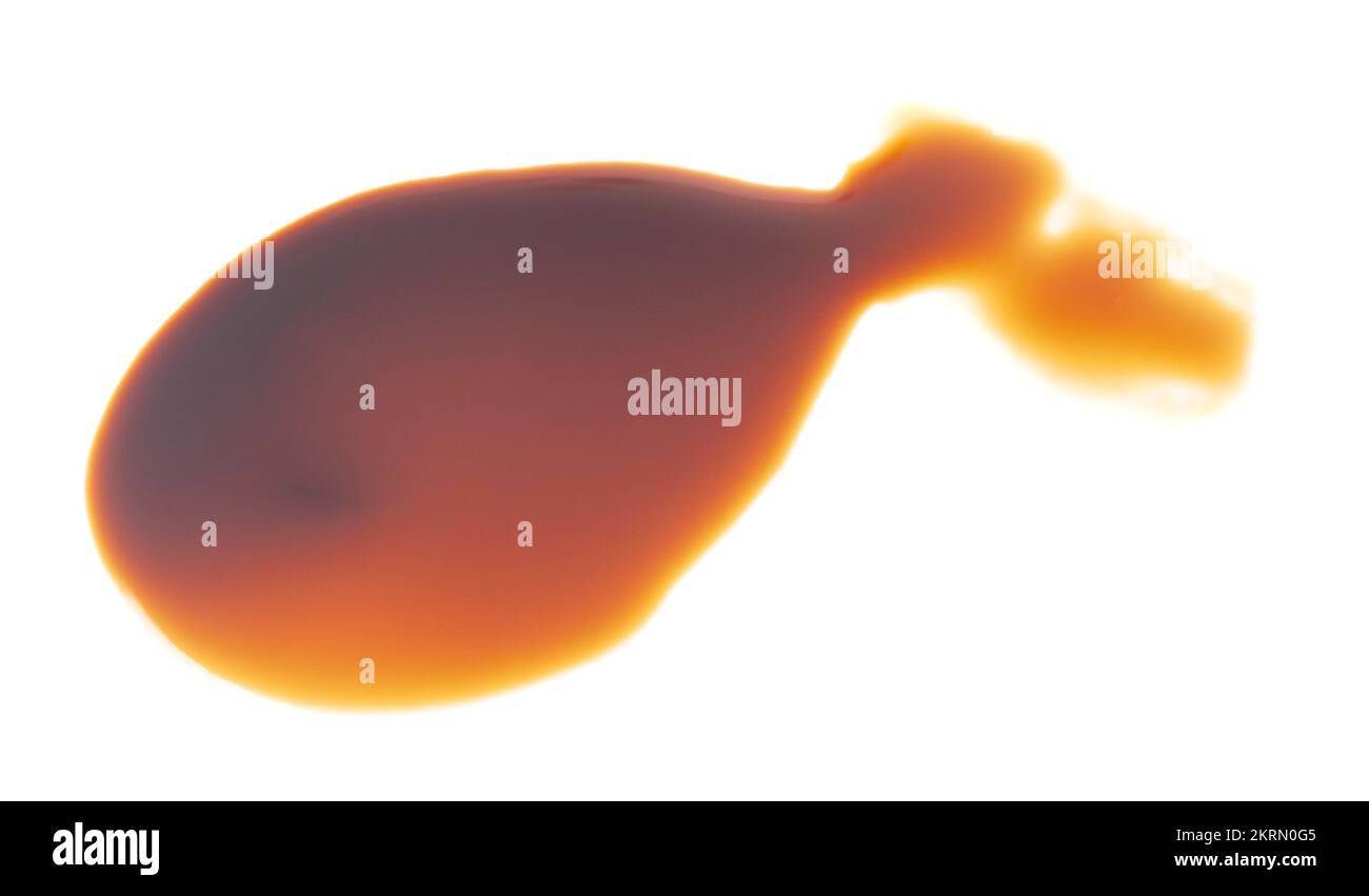 puddle of engine oil isolated on white background Stock Photo - Alamy