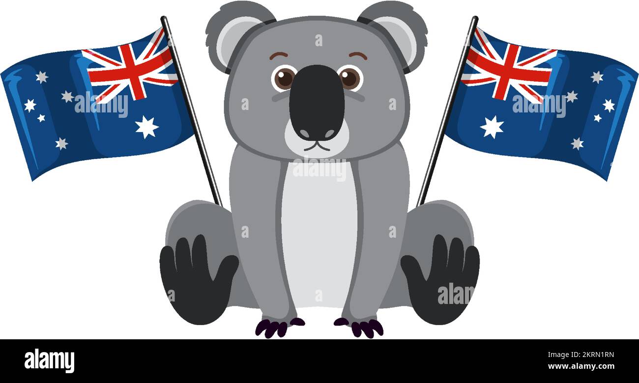 Australia day koala Stock Vector Images - Alamy