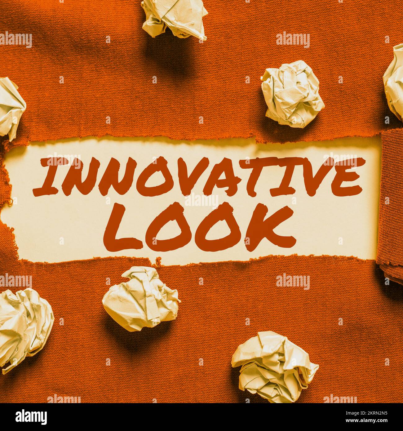 Writing displaying text Innovative Look, Conceptual photo The quality ...