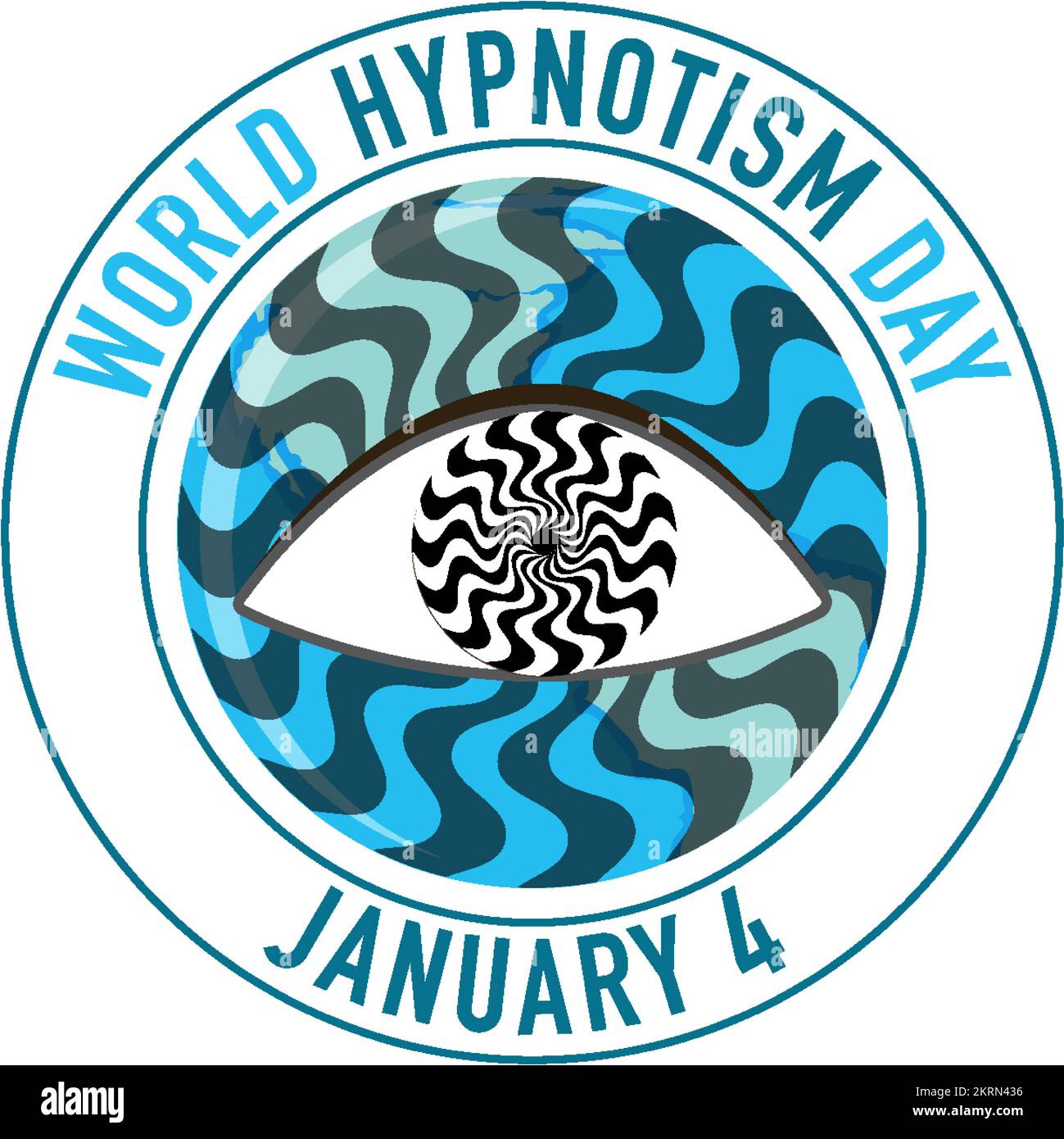 World Hypnotism Day Banner Design illustration Stock Vector Image & Art ...