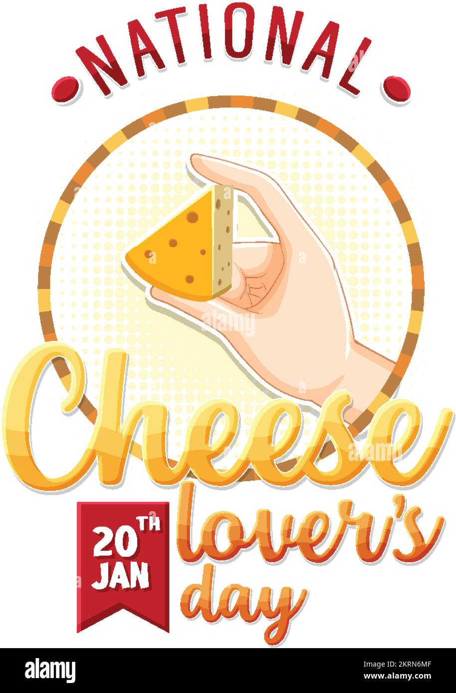 National Cheese Lovers Day Banner Design illustration Stock Vector ...