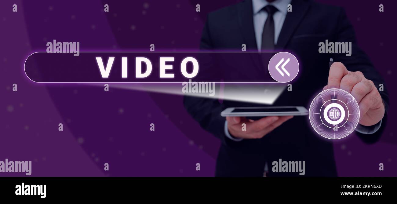 Writing displaying text Video, Conceptual photo recording reproducing ...