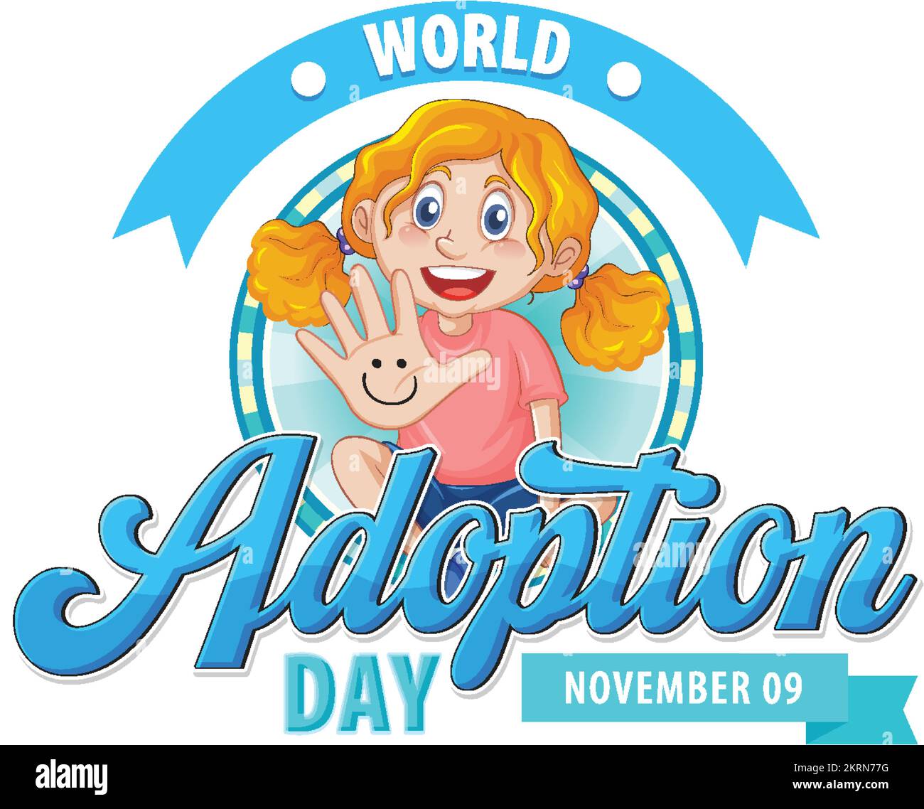 World Adoption Day Poster Design illustration Stock Vector Image & Art ...