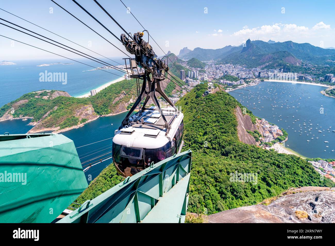 cable car in Brazil Rio de Janeiro Stock Photo - Alamy