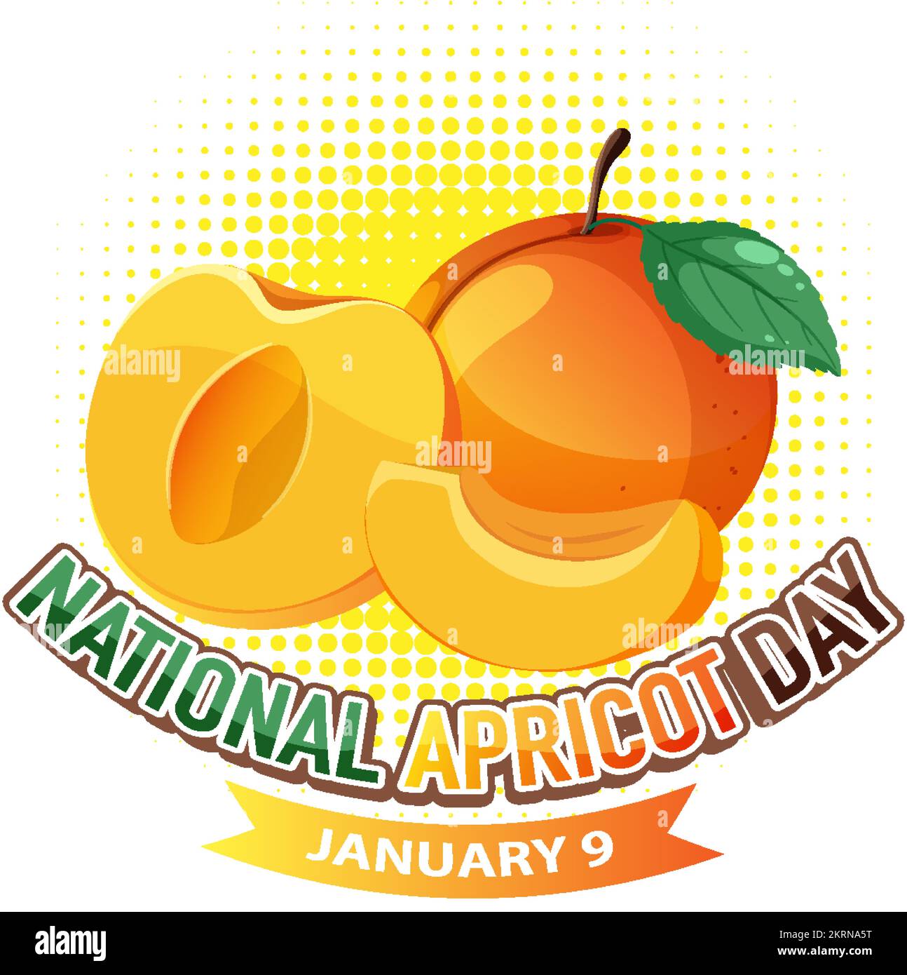 National apricot day icon illustration Stock Vector Image & Art - Alamy