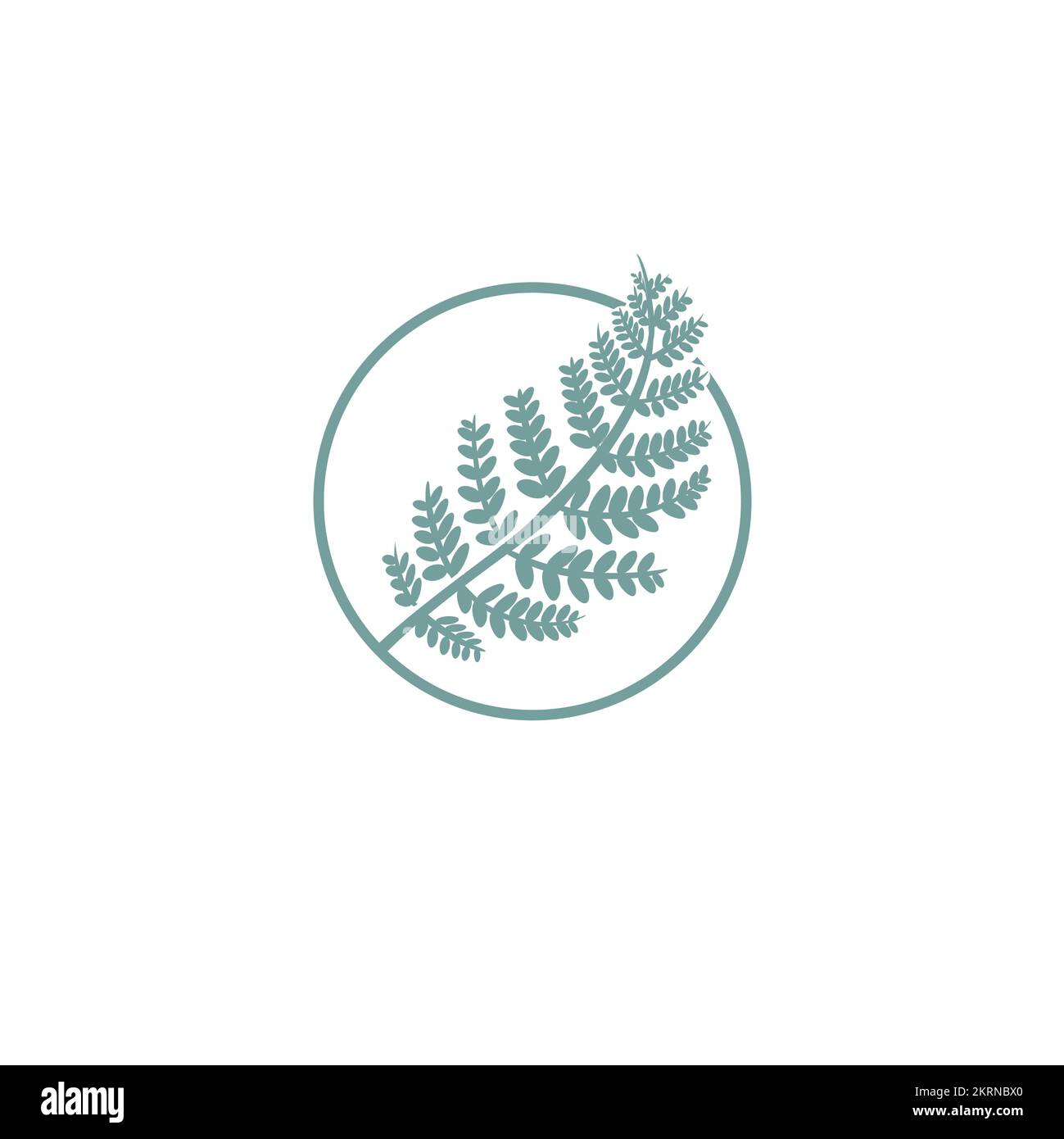 Fern leaf, Abstract organic artwork, logo design, nature inspired logo design, floral ornament ...