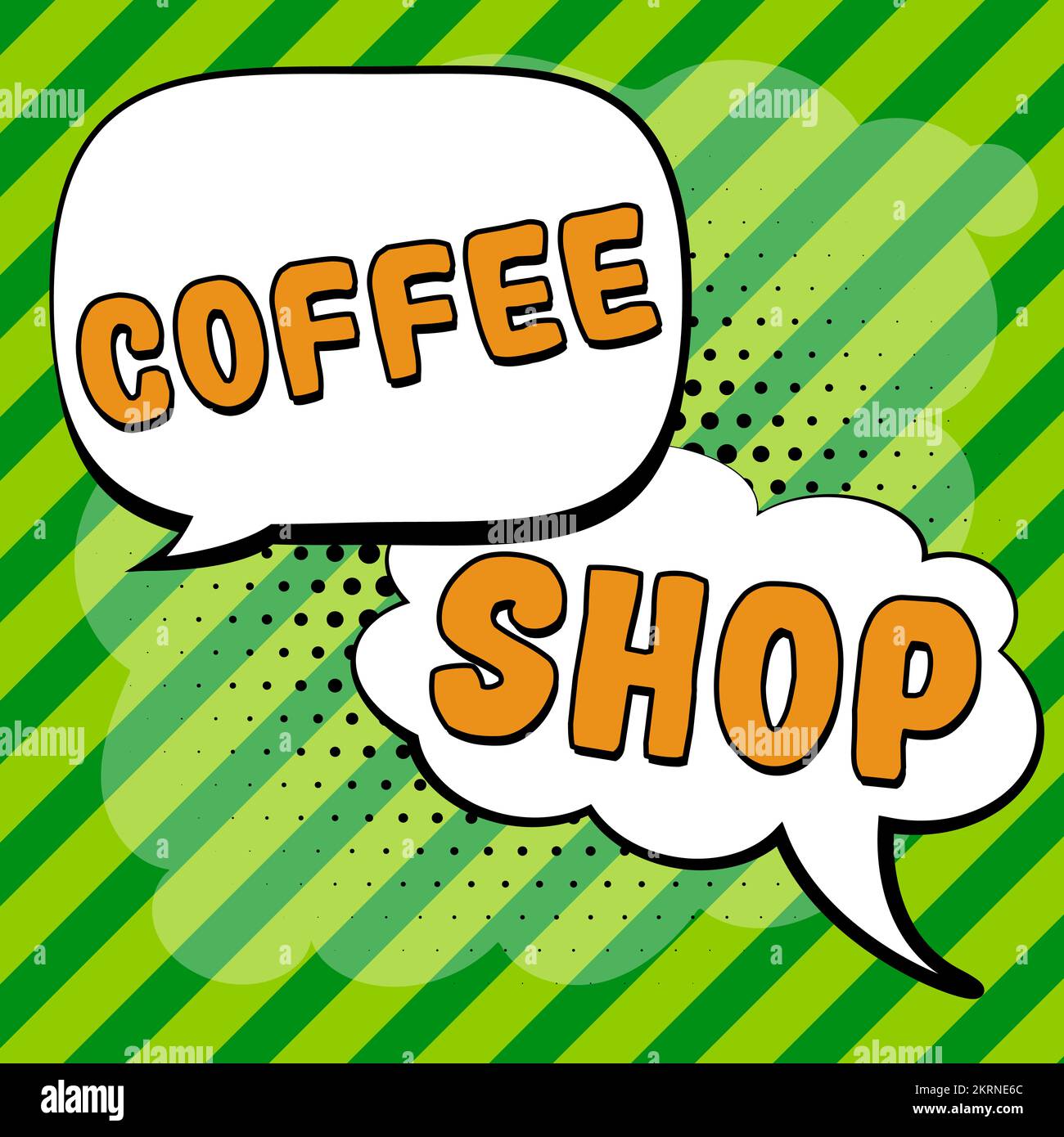 Hand writing sign Coffee Shop, Business idea small informal restaurant ...