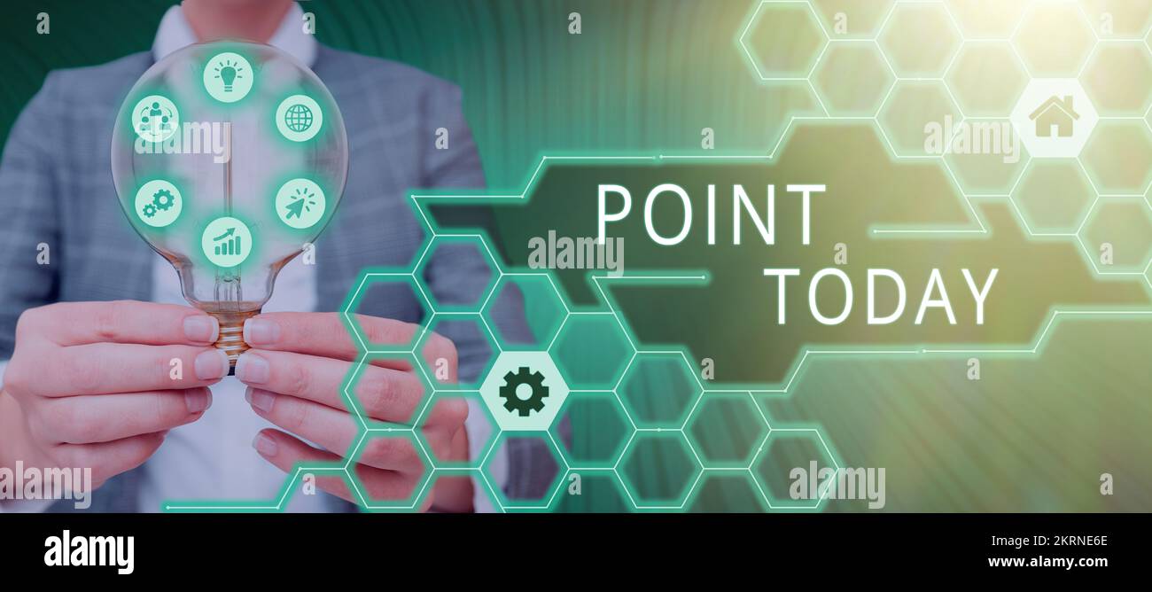 Writing displaying text Point, Business idea dot or other punctuation ...