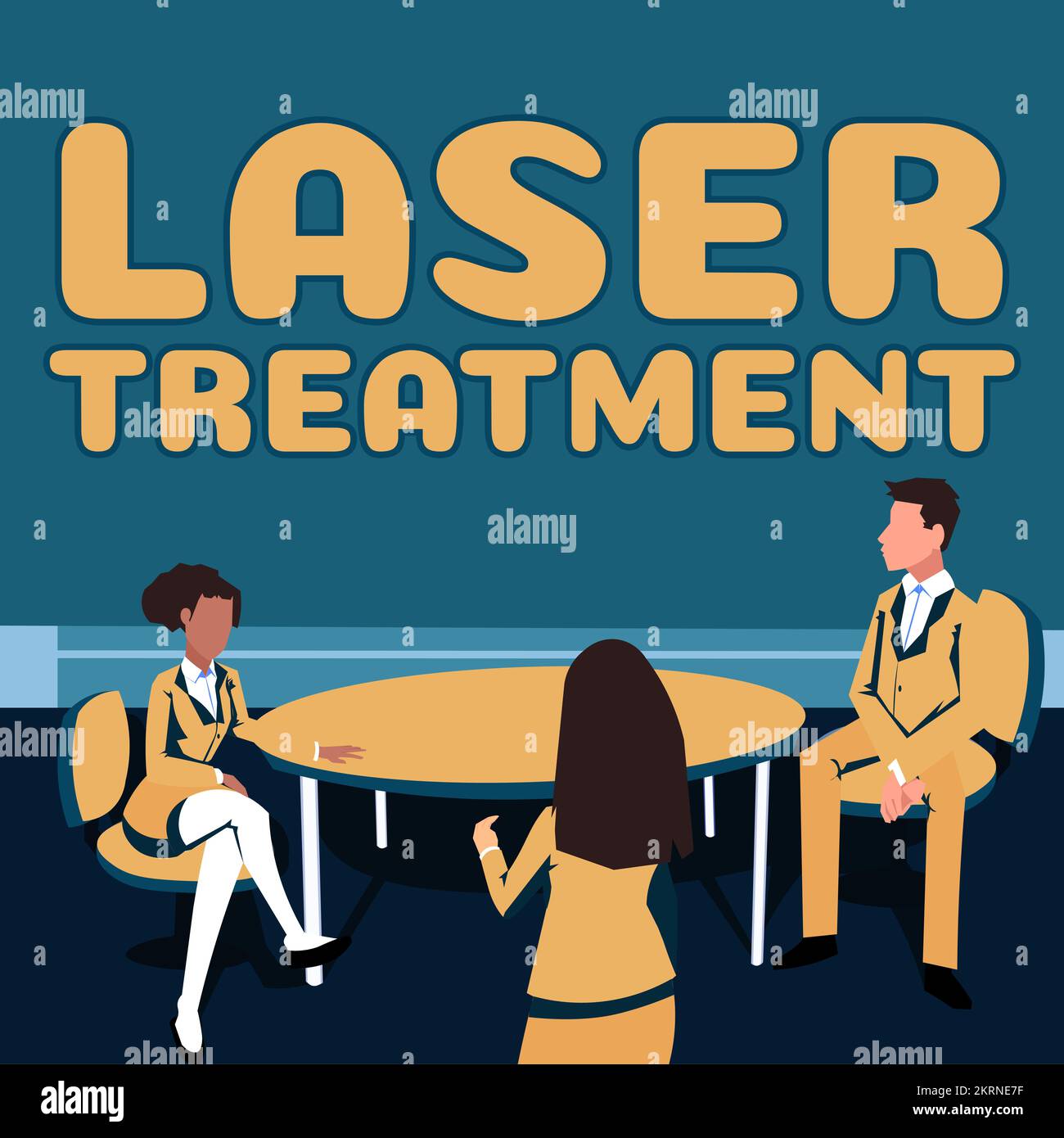 Conceptual display Laser Treatment, Business concept any of various ...