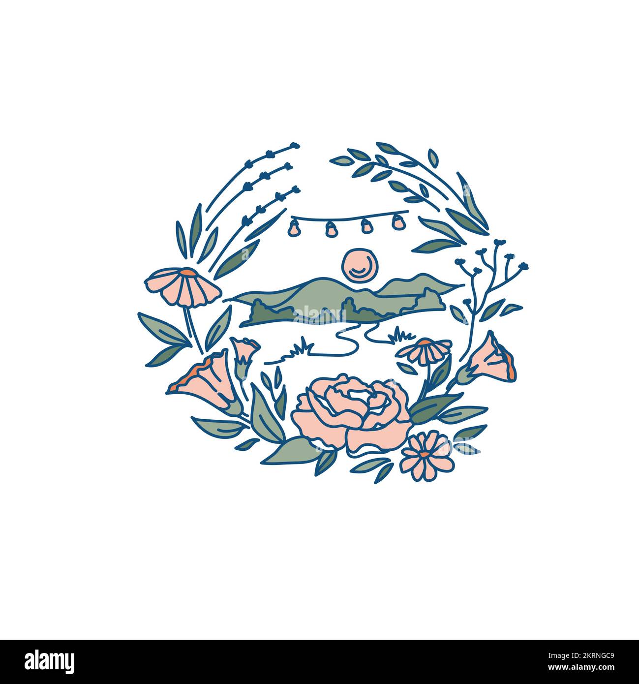 Beautiful flower, flowers, floral design, botanical flower illustration ...