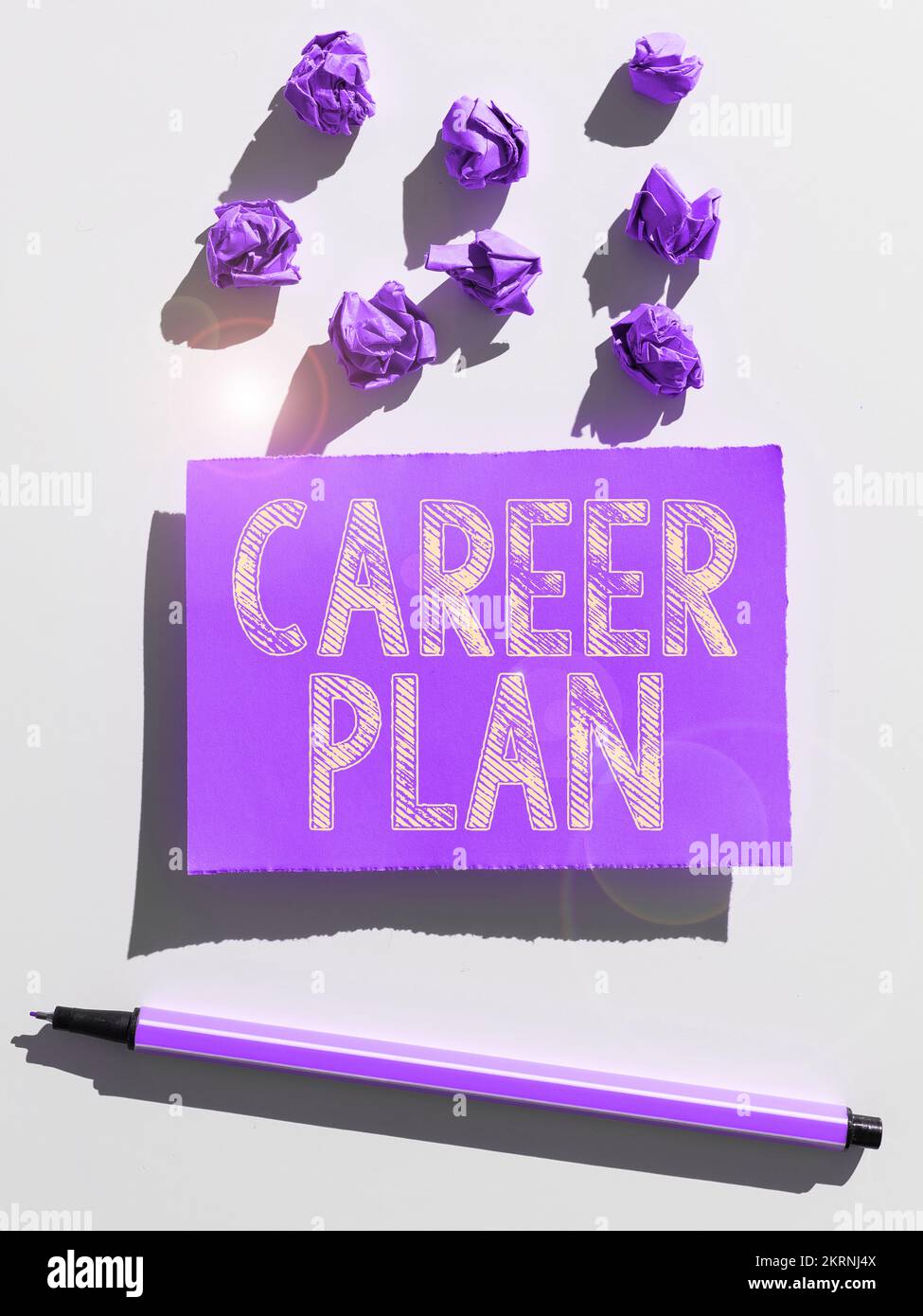 Handwriting text Career Plan, Conceptual photo ongoing process where ...
