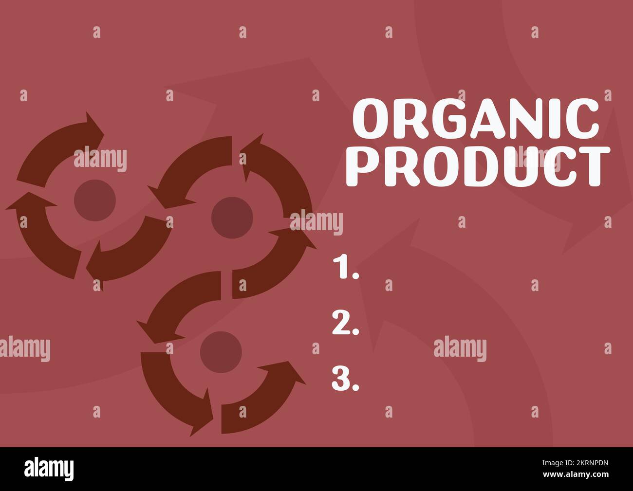 Hand writing sign Organic Product, Business concept made from materials ...