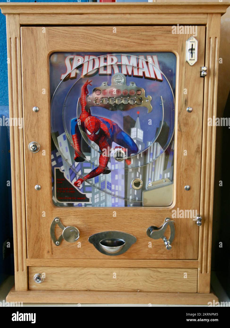 A view of the Spiderman Arcade Game Stock Photo - Alamy