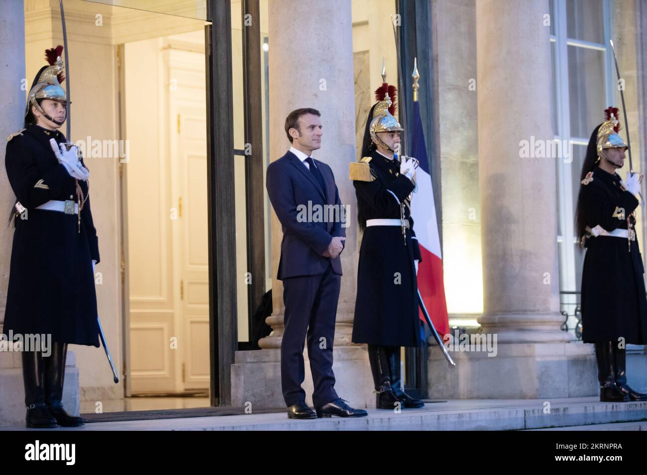 Kazakh and french presidents hi-res stock photography and images - Alamy