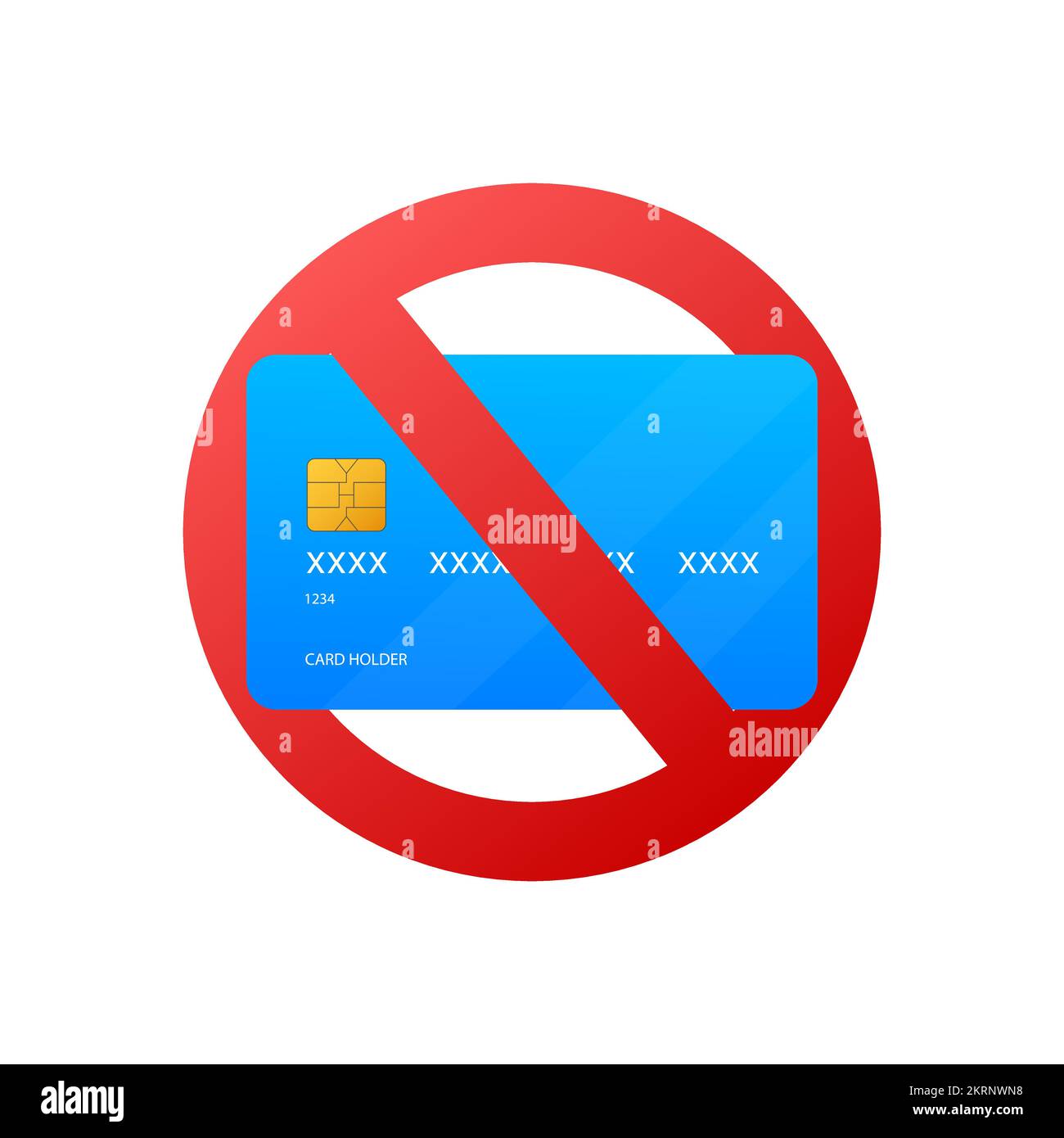 Cash only, Stop sign. No debit or credit card. Money sign. Vector stock ...