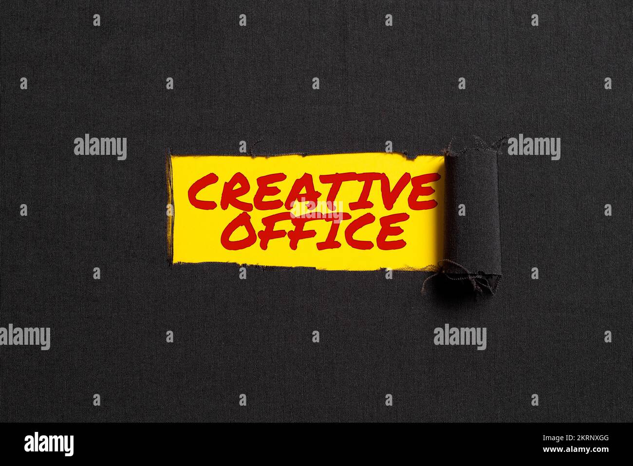Text sign showing Creative Office, Business idea any office that falls ...