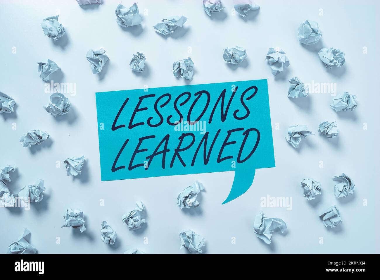 Text showing inspiration Lessons Learned, Word Written on the knowledge ...