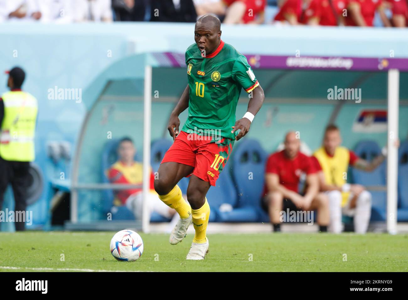 Al Wakrah, Qatar. 28th Nov, 2022. Vincent Aboubakar (CMR) Football ...